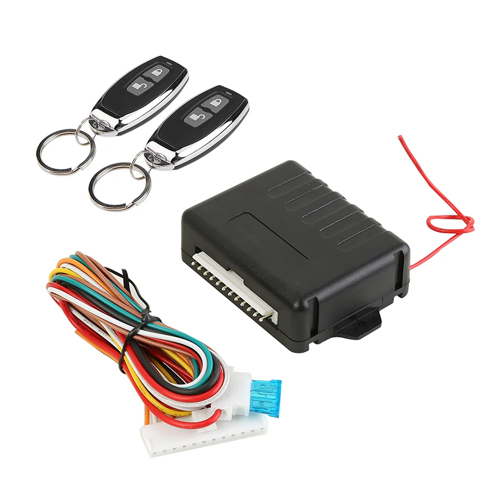 Universal-Car-Remote-Central-Door-Lock-Kit-Keyless-Entry-Alarm-System ...