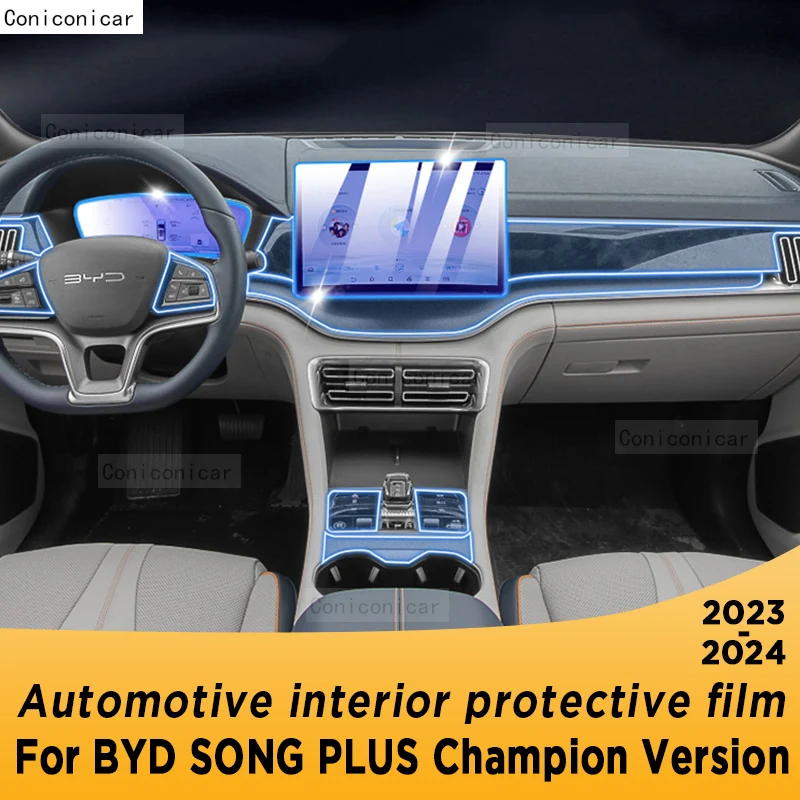 For-BYD-SONG-Plus-Champion-Version-2023-2024-Gearbox-Panel-Navigation ...