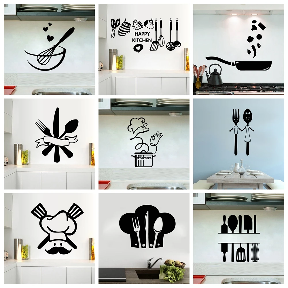 1-pc-kitchenwares-Wall-Stickers-Decorative-Sticker-Home-Decor-Kids-Room ...