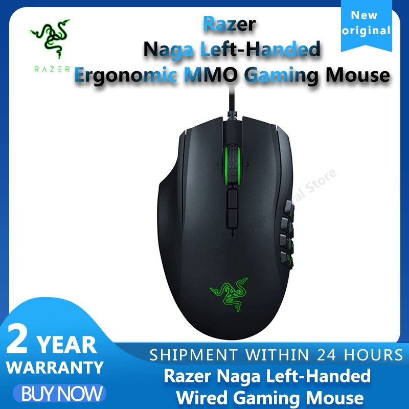Original-Razer-Naga-Left-Handed-Ergonomic-MMO-Gaming-Mouse-with-12 ...