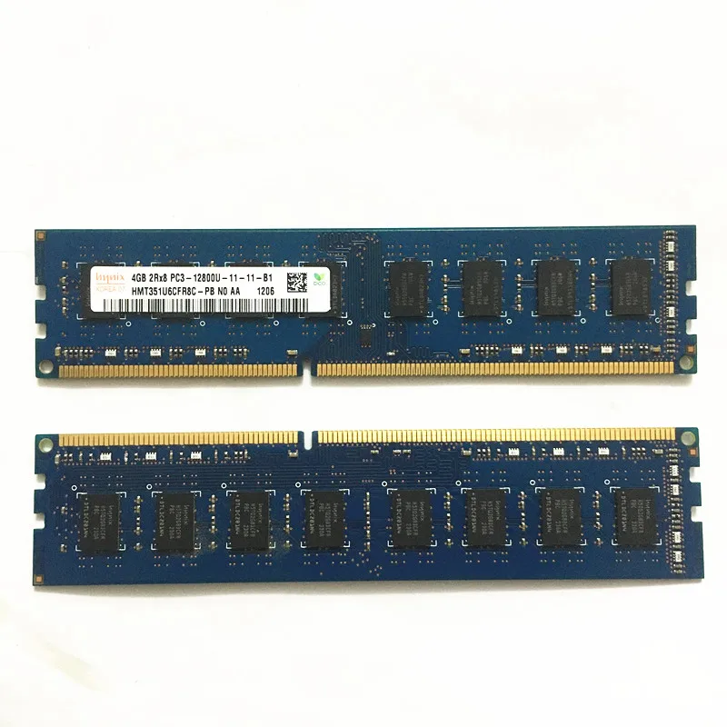 hynix ddr3 ram 4gb 1600mhz 4GB 2RX8 PC3-12800U-11-11-B1 DDR3 4GB 1600 ...
