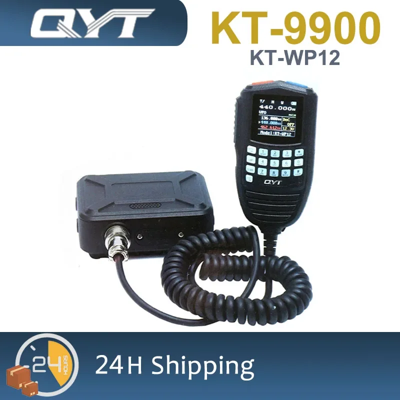 QYT-KT-9900-Mobile-Radio-25W-KT-WP12-Amateur-Mini-Car-Ham-Two-Way-Radio ...