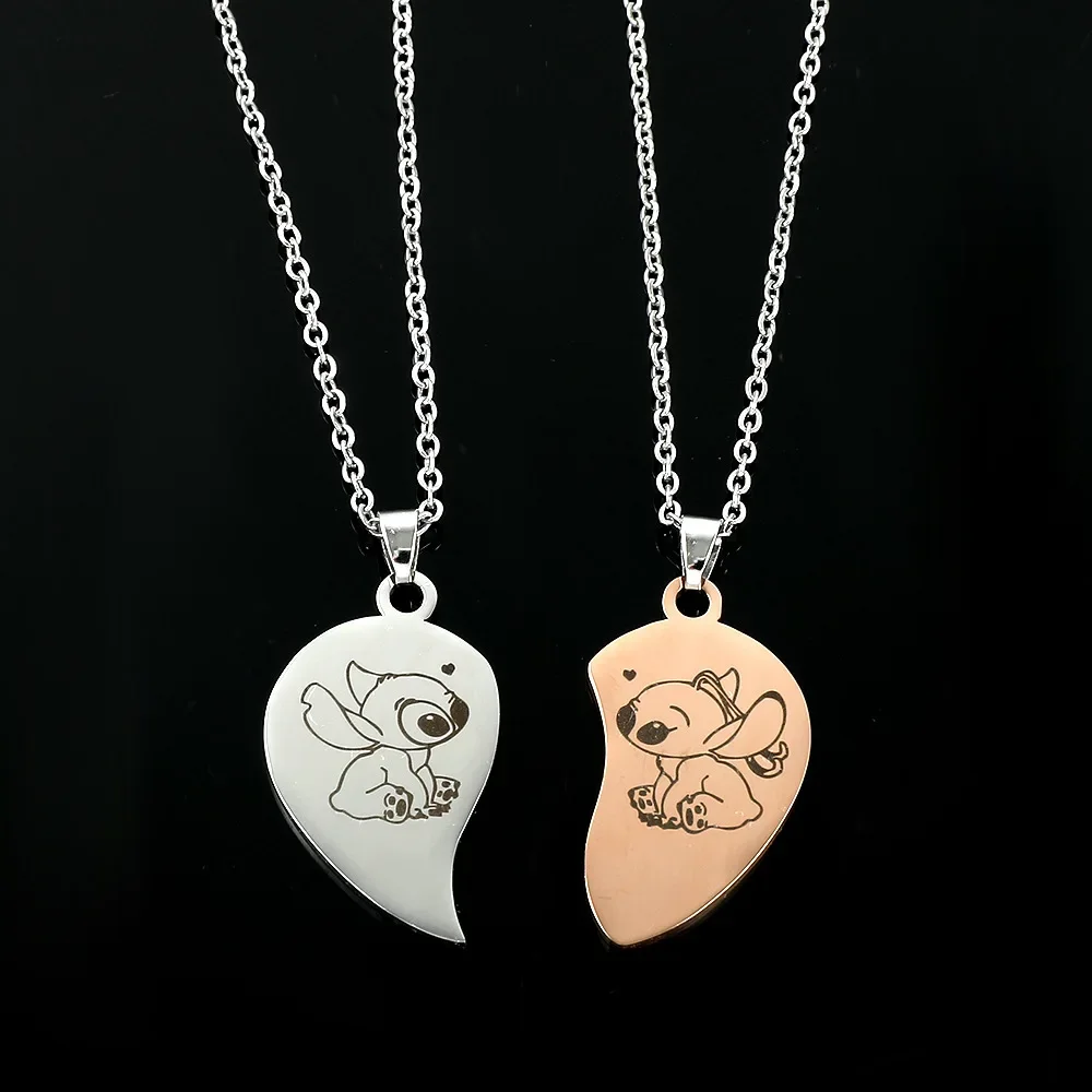 Disney-Lilo-e-Stitch-Colar-Anime-para-meninos-e-meninas-pingente-de ...