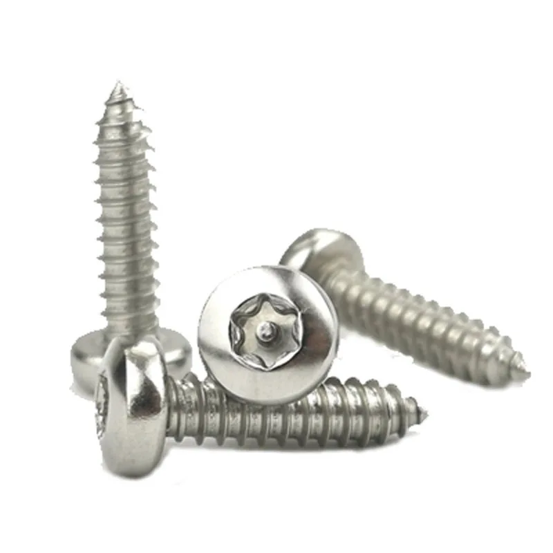 M6 M6.3 Torx Self-tapping Screws Bolts T&tx Round Head Pointed Tail ...