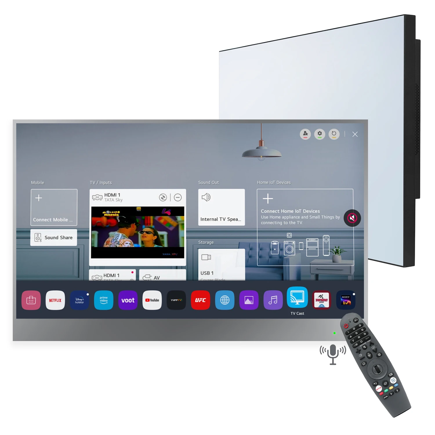 22-Smart-Mirror-TV-Waterproof-for-Bathroom-WebOS-Shower-Android-WiFi ...