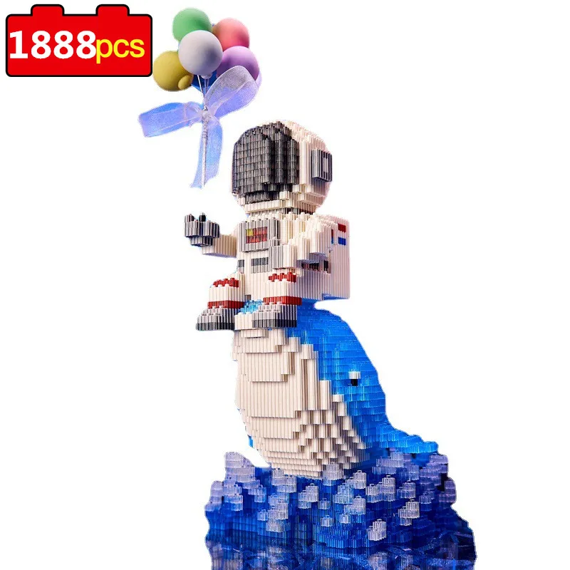 1888pcs-Astronaut-Building-Blocks-Bricks-Space-Moon-Satellite-Mini ...