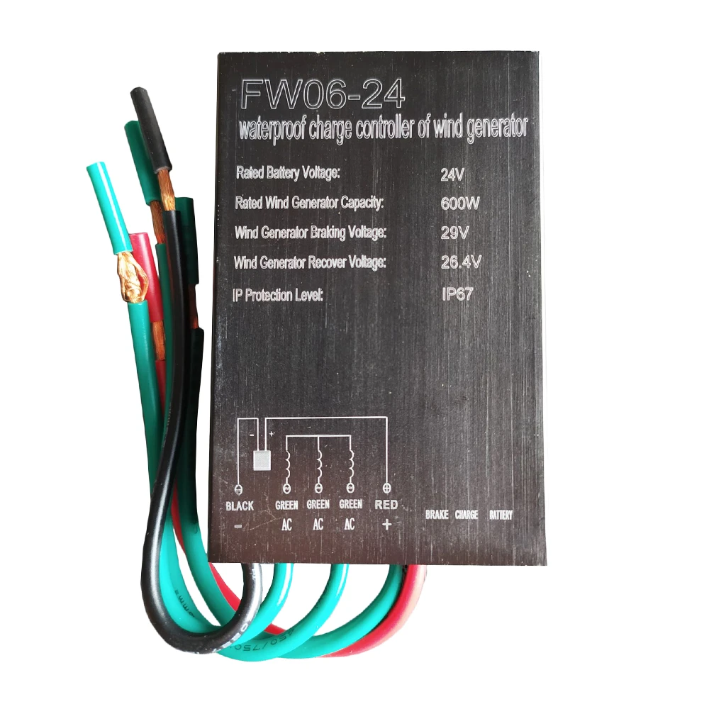 Hot Sale Controller For Wind Turbine Charger 12v/24v 600w Work ...