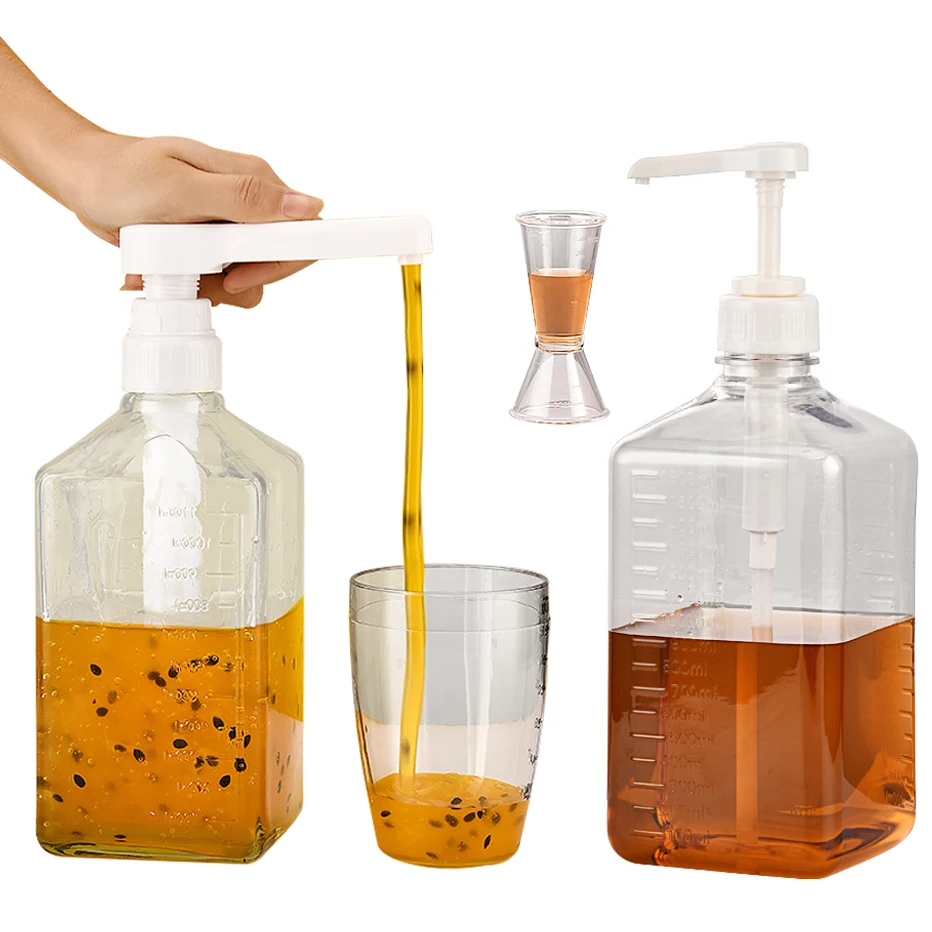 1600ml Maple Syrup Dispenser Multi-function Honey Sauce Ketchup Bottle ...