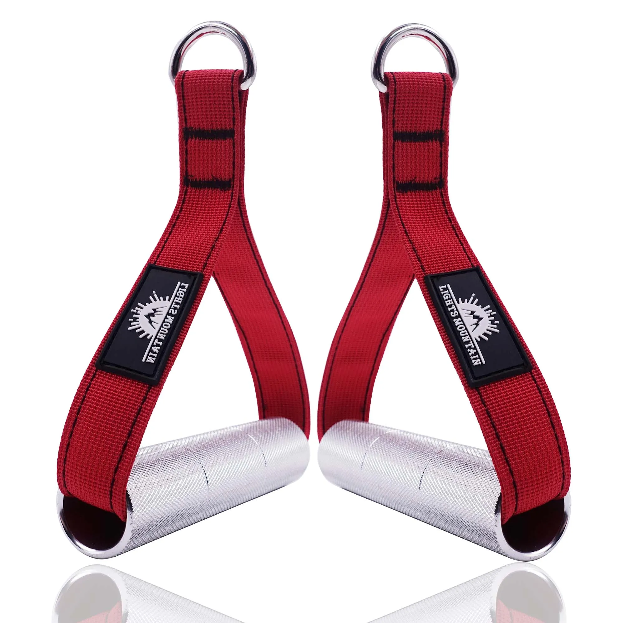 1Pair-Metal-Gym-Handles-Resistance-Bands-Exercise-Cable-Machine-Home ...