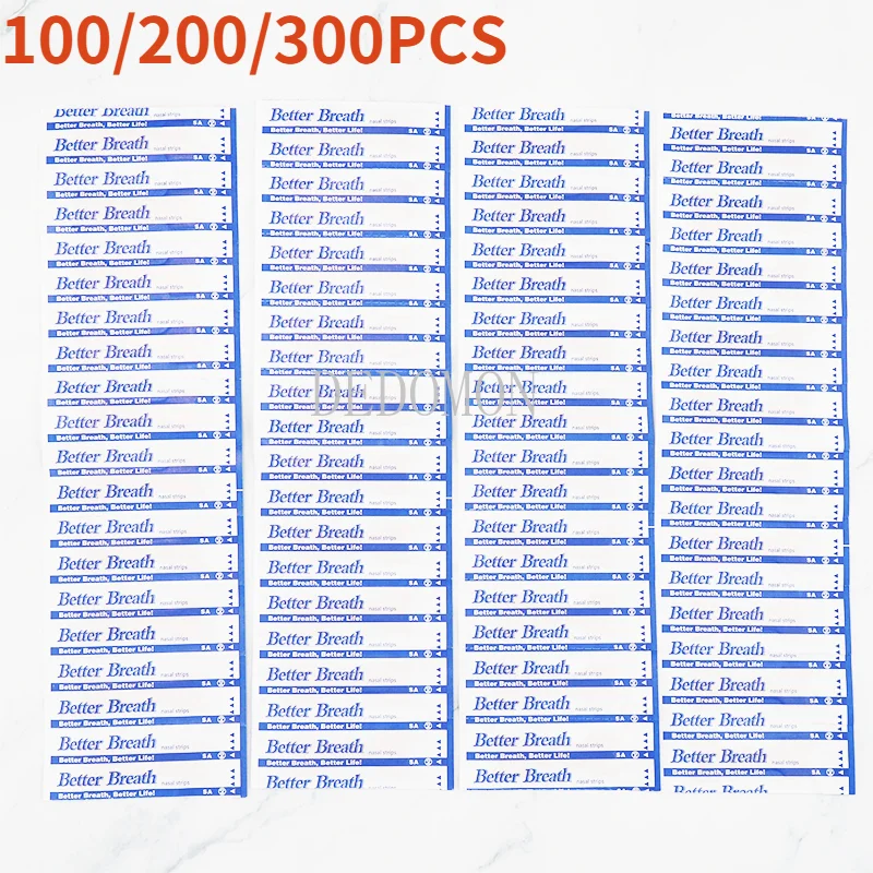 Bandes nasales pour une respiration plus facile, 300/200/100 pièces ...