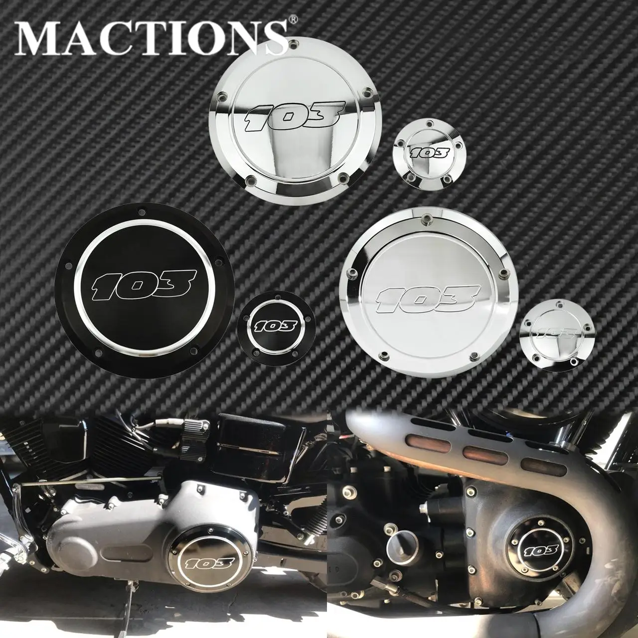 103-Derby-Cover-Timing-Timer-Cover-For-Harley-Touring-Road-King-Tri ...
