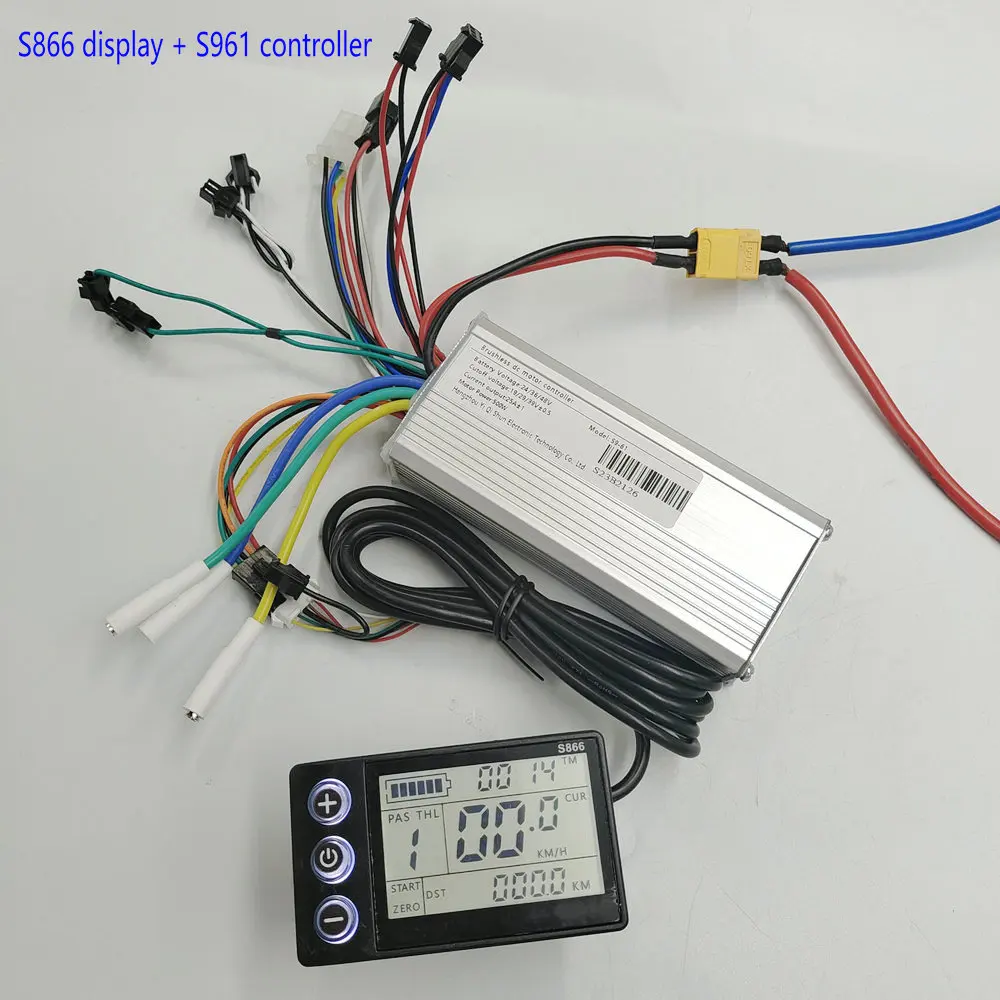 BLDC-Controller-S9-61-24v36v48v-500W-25A-9Mosfet-LCD-DISPLAY-S866-For ...
