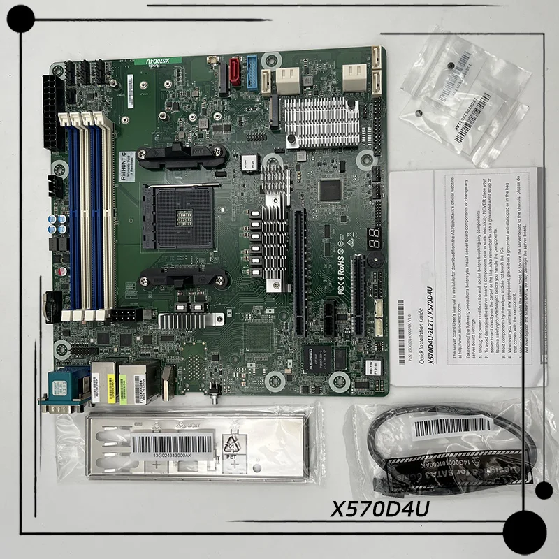 X570D4U-Server-Motherboard-For-AsRock-Supports-for-Ryzen-5000-AM4-PGA ...