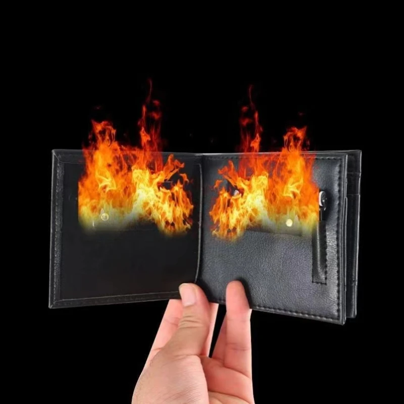 Fire Wallet Magic Flame Big Fire Wallets Open Flame Lighters Smoking ...