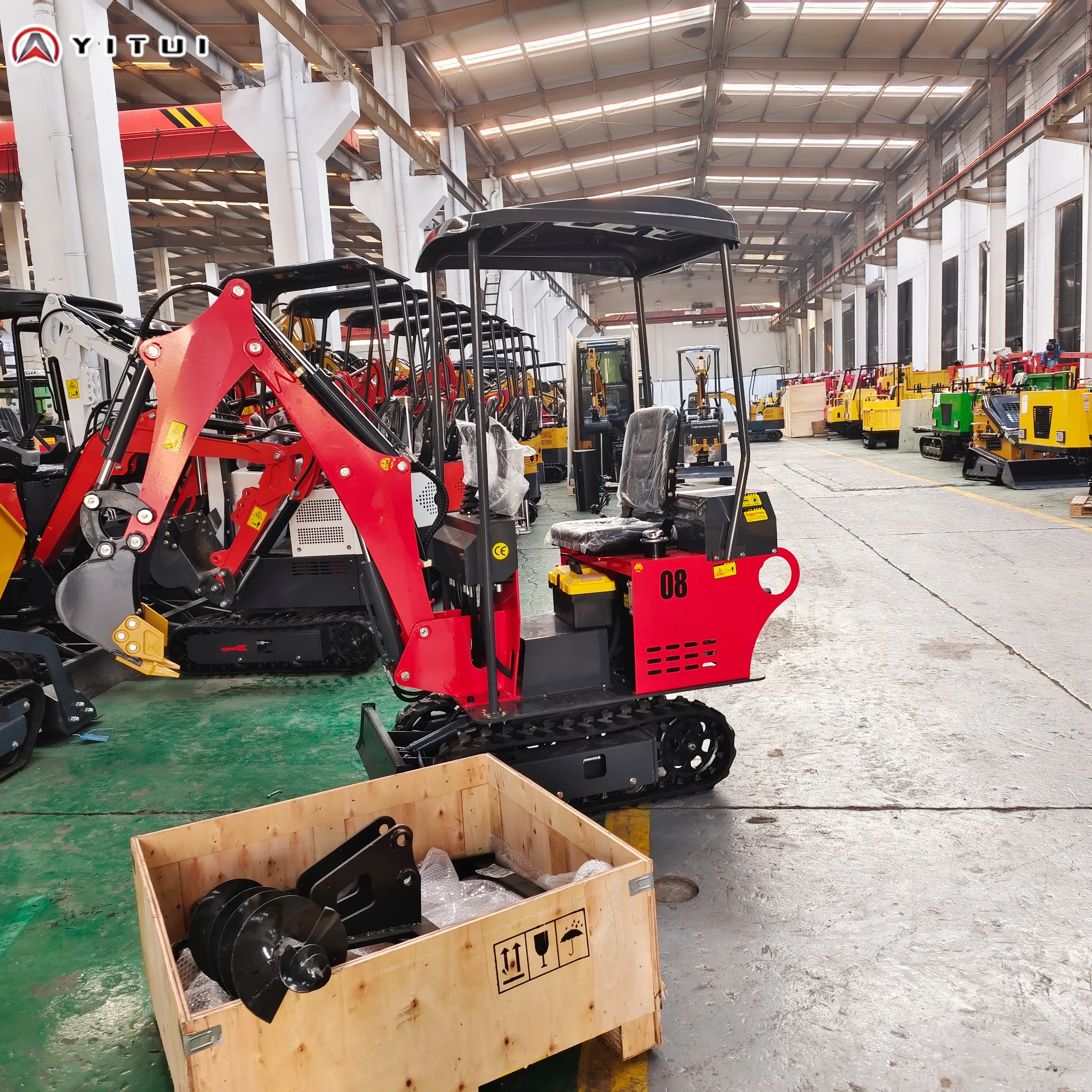 Quick Delivery Of Mini Excavators 0.8 Tons Customized Euro5 Diesel ...
