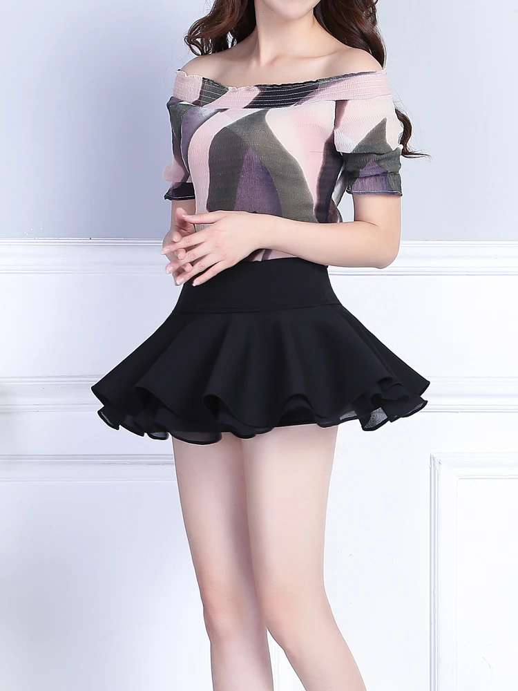 On Hot Trying Women Shoeskirt