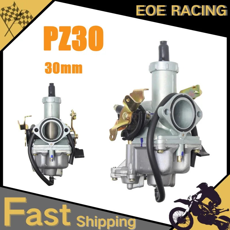 PZ30B PZ30 30mm Motorcycle Carburetor With Accelerating Pump For CG175 ...