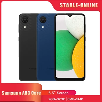 Original Samsung Galaxy A03 Core A032F/DS 4G Mobile Phone Dual SIM 6.5 ...