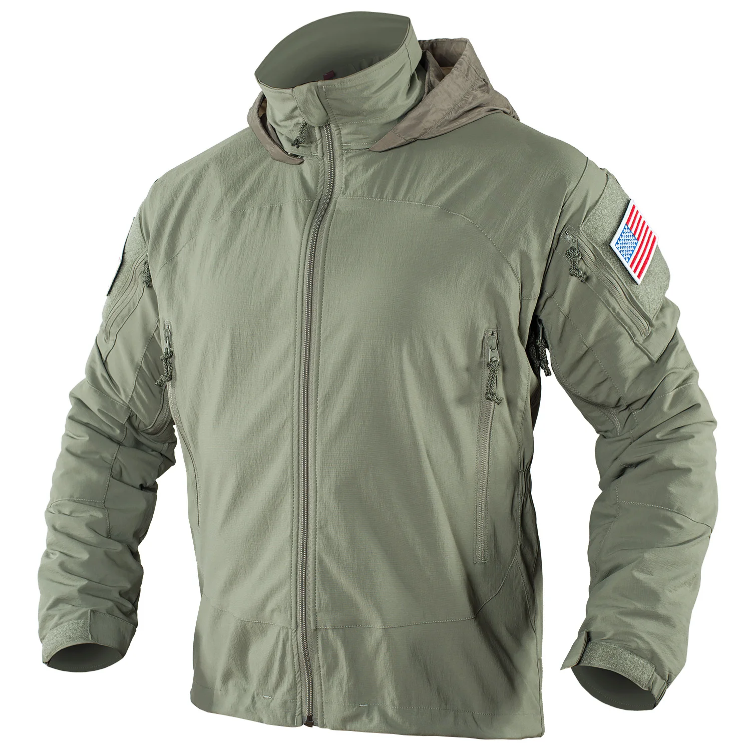 Outdoor Tactical Pata PCU L5 Softshell Jacket Nylon Thin Style Assault ...