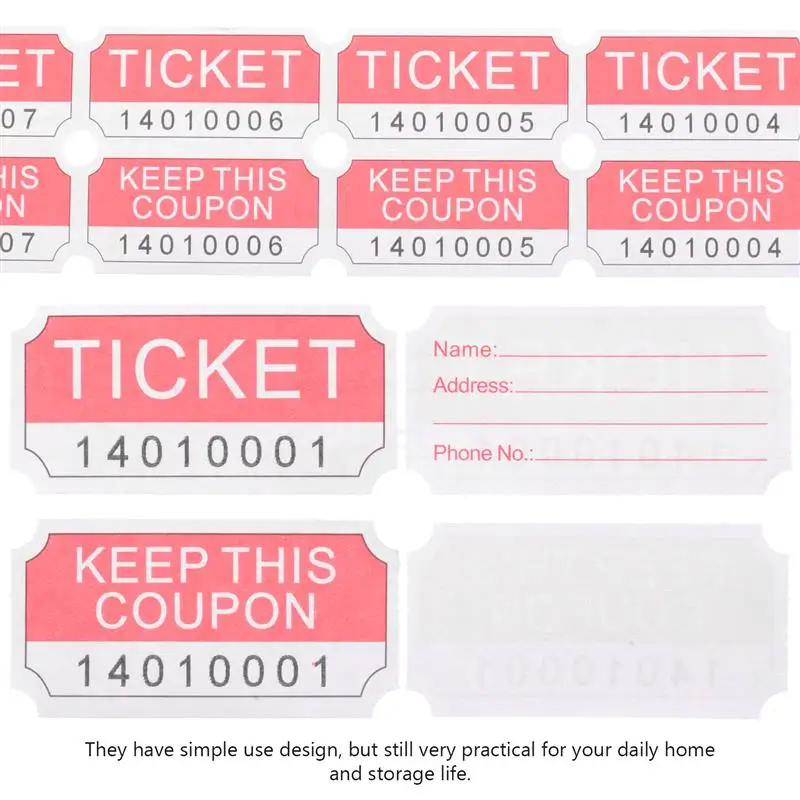 One Red Raffle Ticket