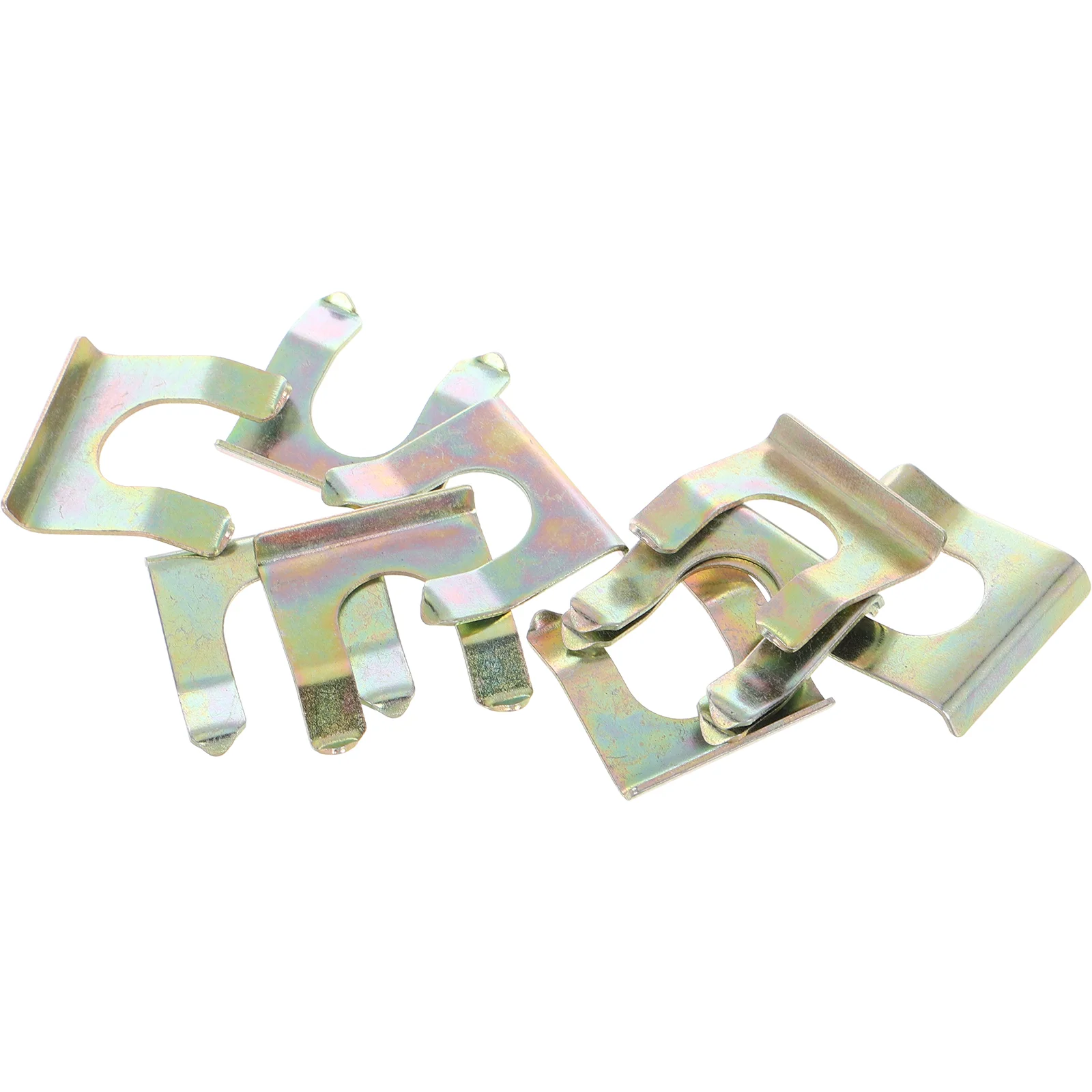 10 Pcs Brake Line Retainer Iron Line Holder U Clip Clamp Fastener Auto ...