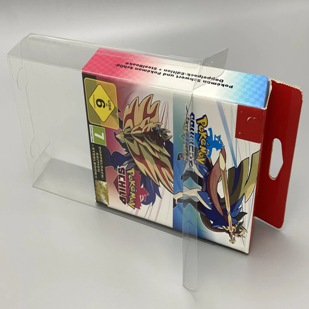 Transparent Box Protector For Pokémon Sword and Shield Collect Boxes ...