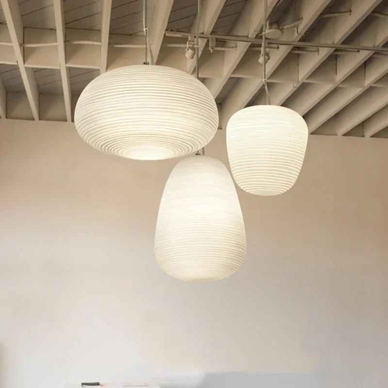 Modern-Silkworm-Cocoon-Glass-Design-Led-Pendant-Lights-for-Living ...
