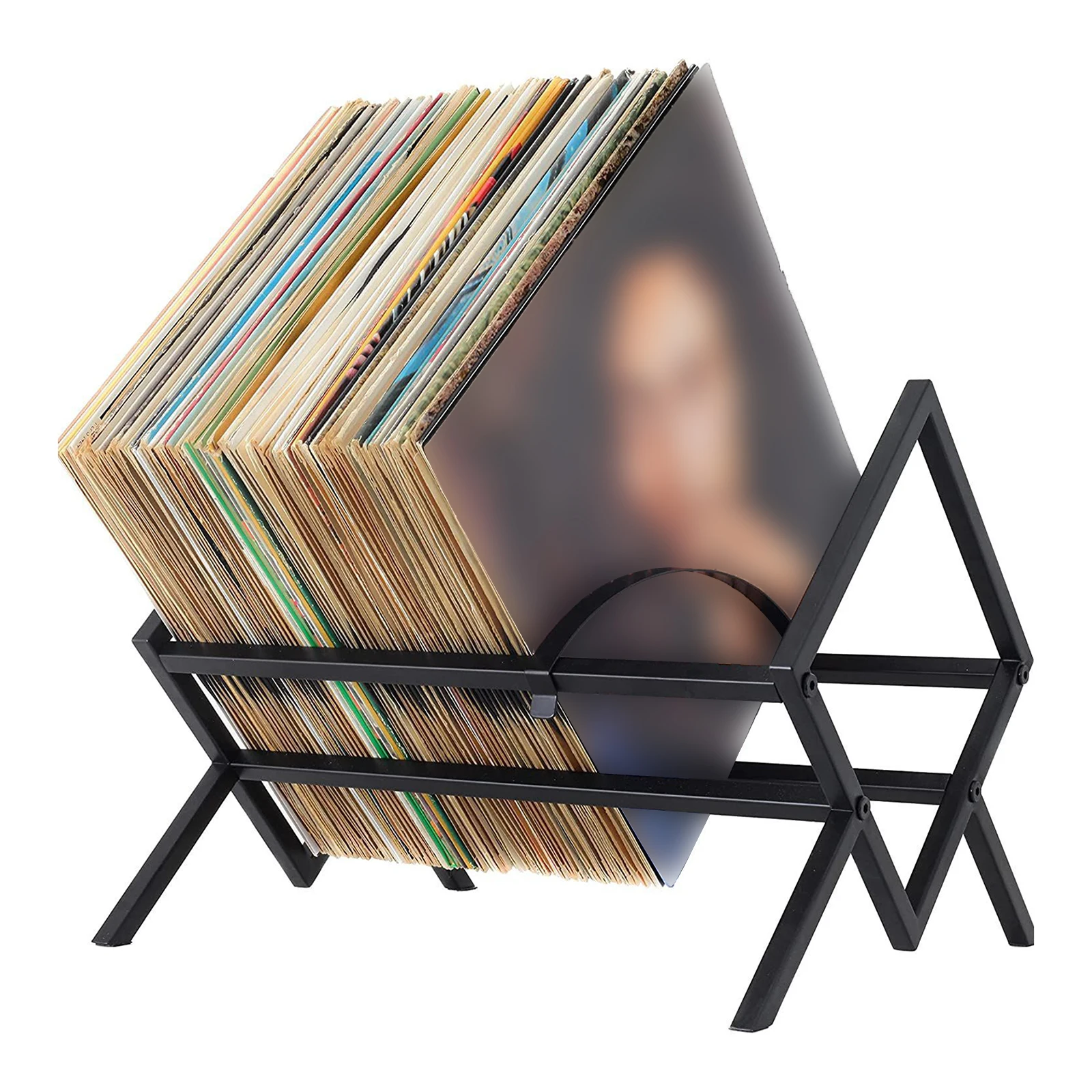 Record-Storage-Rack-Desktop-Creative-Bookshelf-CD-Record-Display-Rack ...