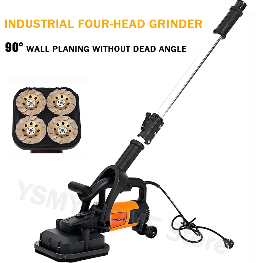 M-quina-pulidora-de-pared-de-3800W-enyesador-manual-sin-polvo-rugoso-de ...