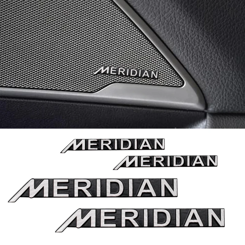 MERIDIAN-3D-Aluminum-Car-Styling-Badge-Emblema-Alto-falante-udio ...