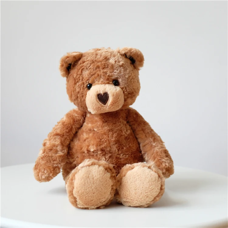 40cm-Cute-White-Brown-Teddy-Bear-Doll-Stuffed-Soft-Plush-Toy-Soothe ...
