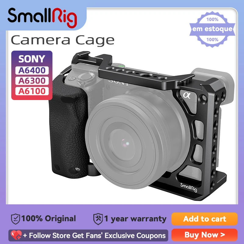SmallRig-Camera-Cage-com-al-a-de-silicone-e-sapato-frio-Case-Rig-Set ...