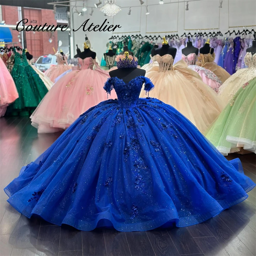 Delicate-King-Blue-15-Years-Quinceanera-Dresses-Ball-Gown-Beads ...
