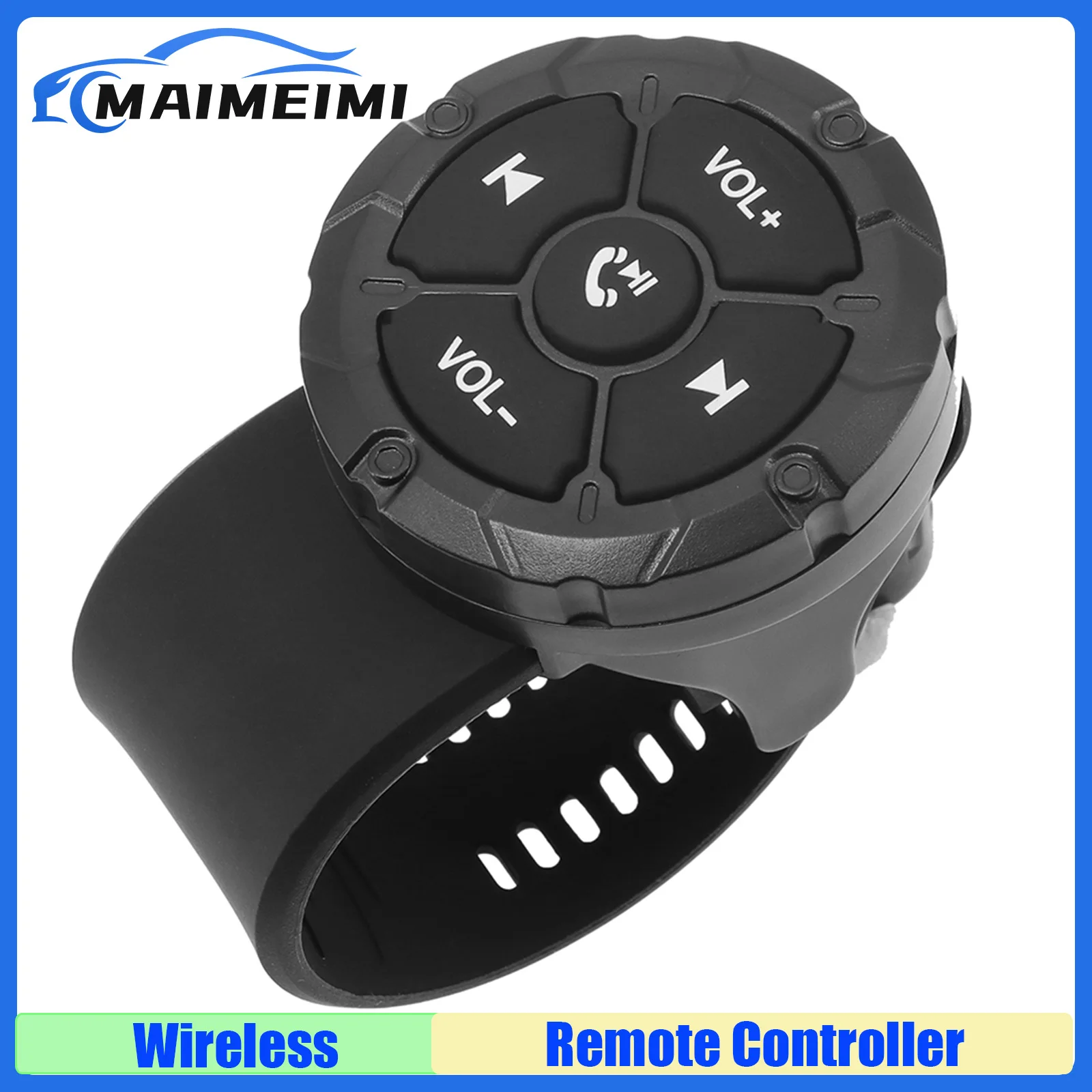 Car-Steering-Wheel-Control-Button-5key-Bluetooth-compatible-Wireless ...