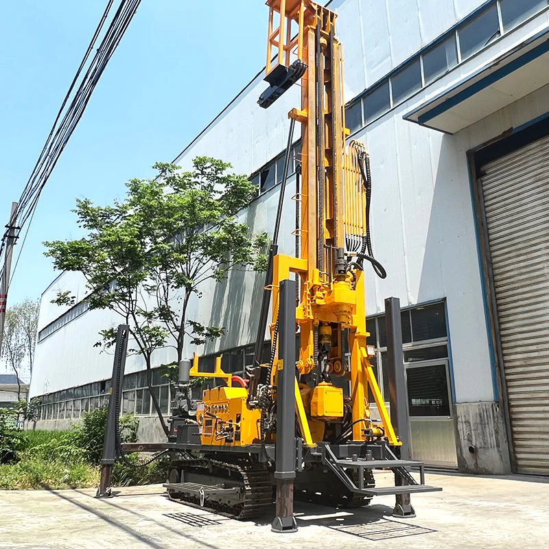 customized-350m-depth-water-well-drilling-rig-machine-hydraulic-crawler ...