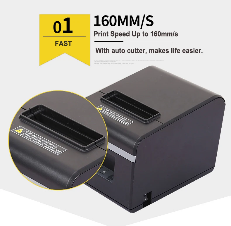 Impresora Térmica STP De 80mm Xprinter XP-T80a USB - El Punto de la ...