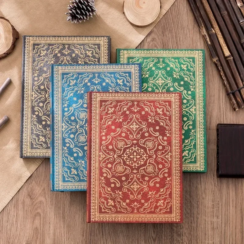 B5-European-Retro-Hot-Stamping-Hardcover-Notebook-Chinese-Style-Simple ...