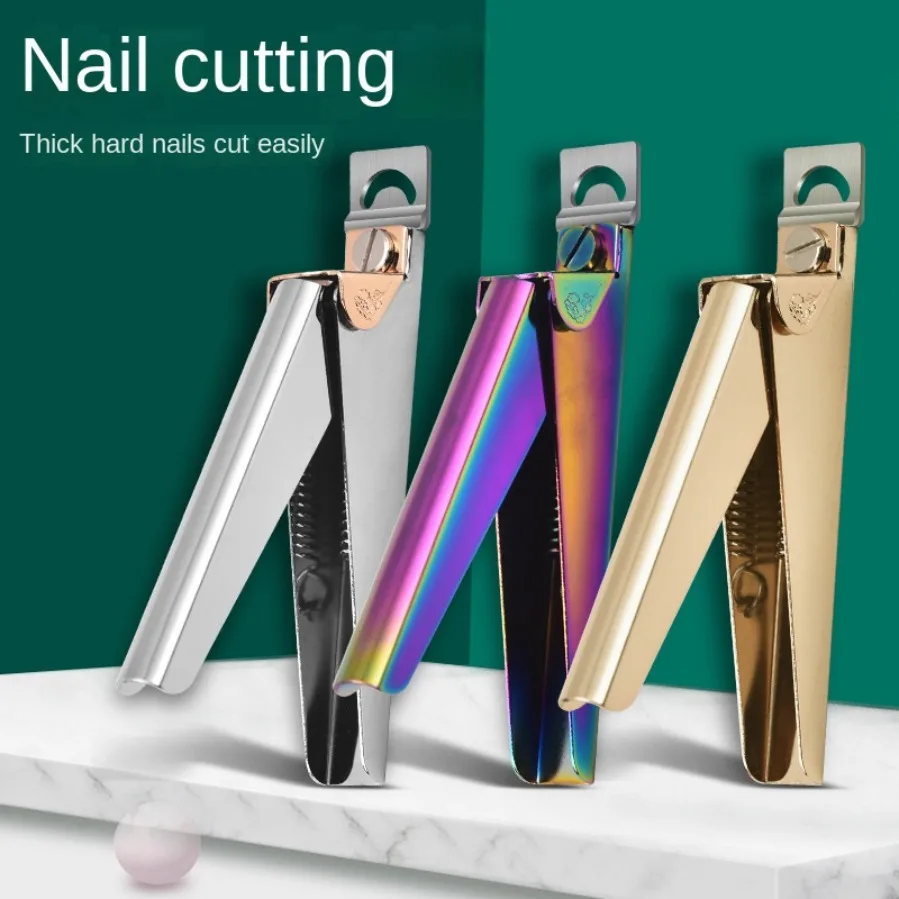 Stainless-Steel-Nail-Clippers-Nail-Tools-Color-Titanium-Steel-Nail-Push ...