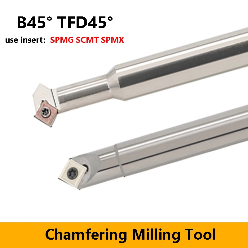 LIHAOPING-45-Degree-Chamfering-Tools-B45-TFD45-C16-16-110-C12-8-120-CNC ...