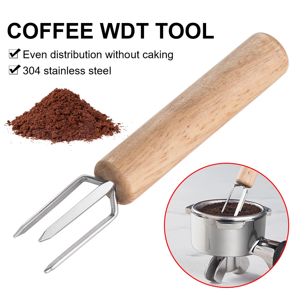 Coffee Needle Distributor Stainless Steel Coffee Powder Tamper Espresso ...