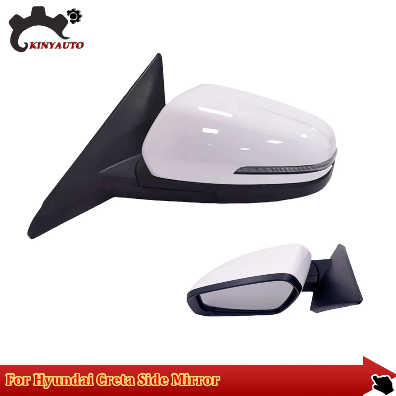 For-Hyundai-Creta-20-23-Side-External-Rearview-Rear-view-Mirror ...