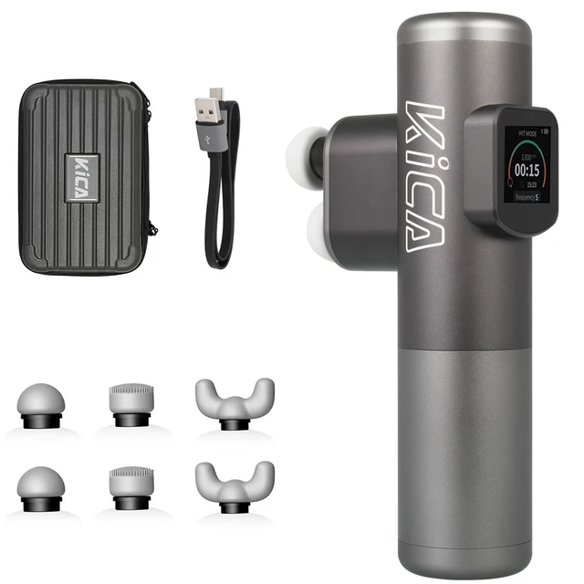 KICA Official KiCA Pro Double Head Massage Gun Smart Body Massager for ...
