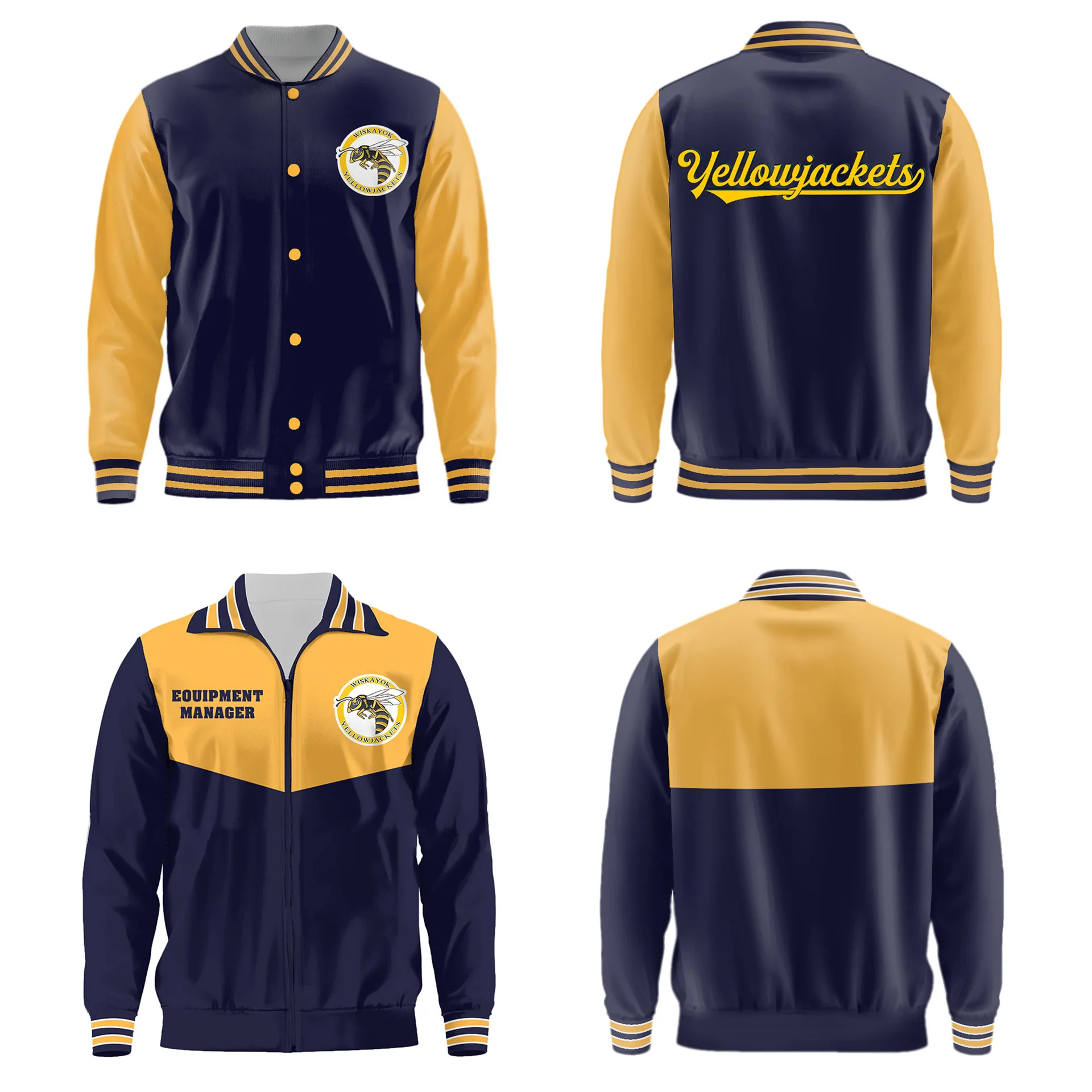 Tv-Series-Yellowjackets-Temporada-2-piloto-Merch-Jacket-3D-Uniforme-De ...