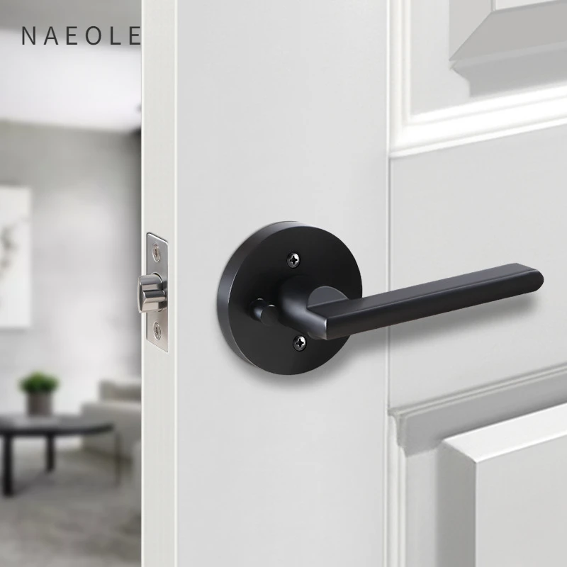 Three-bar-handle-lock-hotel-bathroom-handle-lock-household-bathroom ...