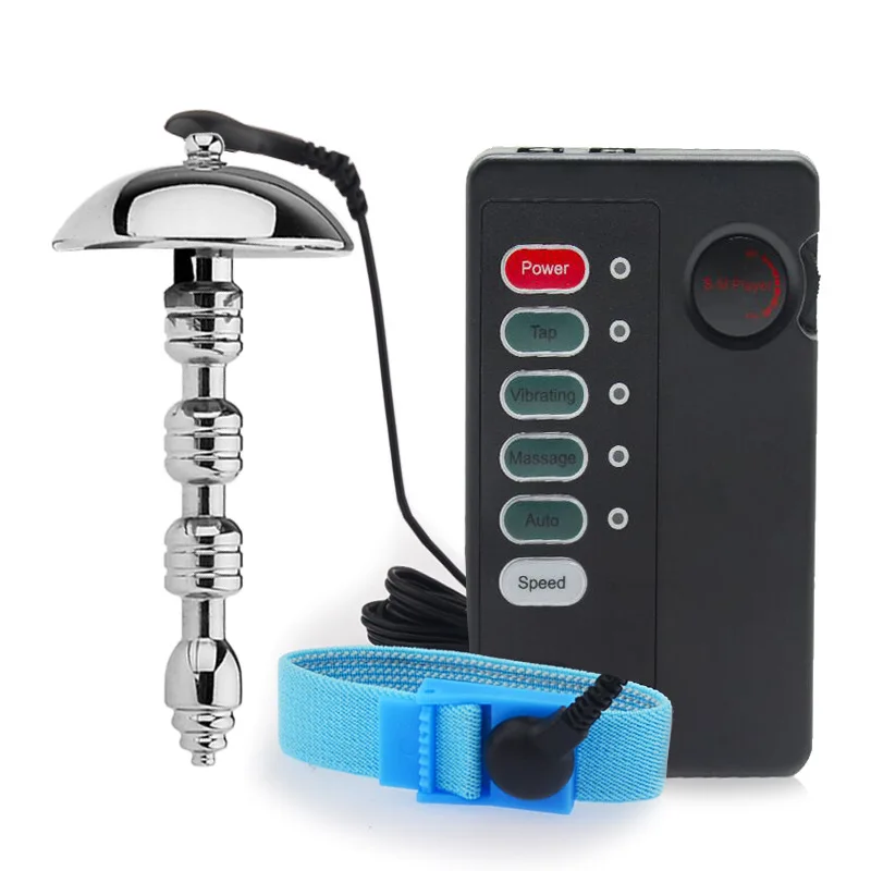 Male Stainless Steel Penis Plug Electric Shock Set Urethral Catheter ...