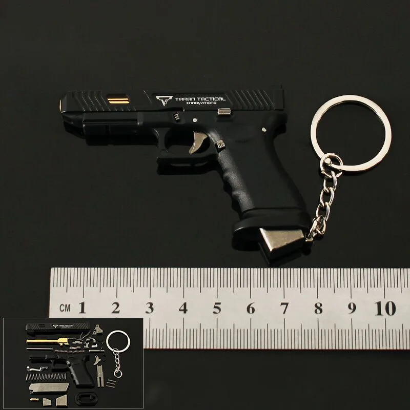 7cm-1-3-Detachable-Gun-Keychain-Model-Semi-alloy-Nylon-TtiG34-Glock-Combat-Master-Keyrings ...