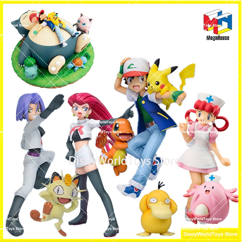 100-Original-Megahouse-G-E-M-Serena-Pokemon-Nymphia-James-Meowth ...
