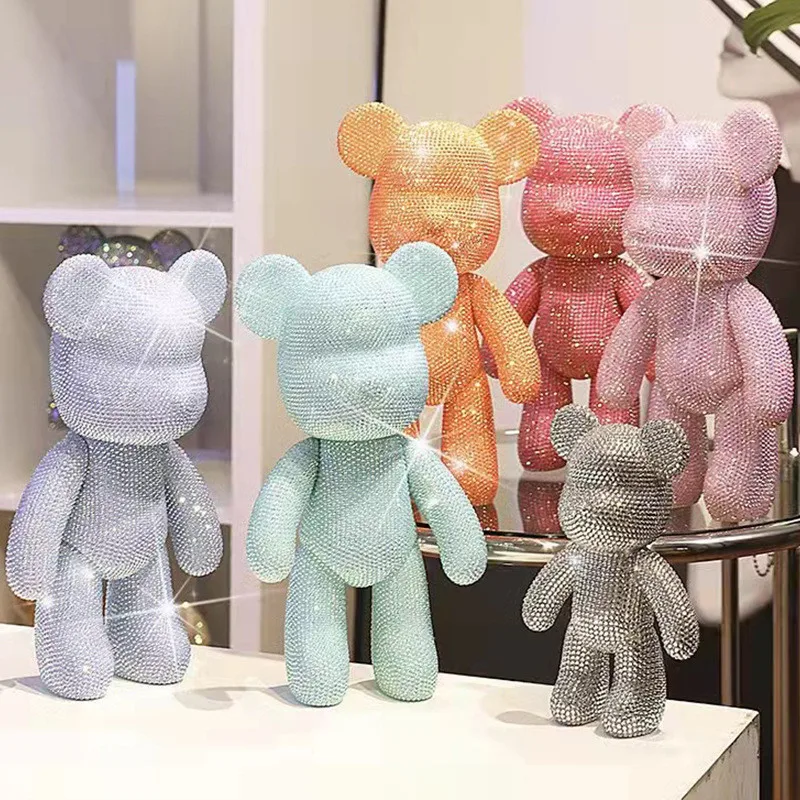5d Diy Affixed Diamonds Violent Bears Vinyl Dolls Mosaic Rhinestone ...
