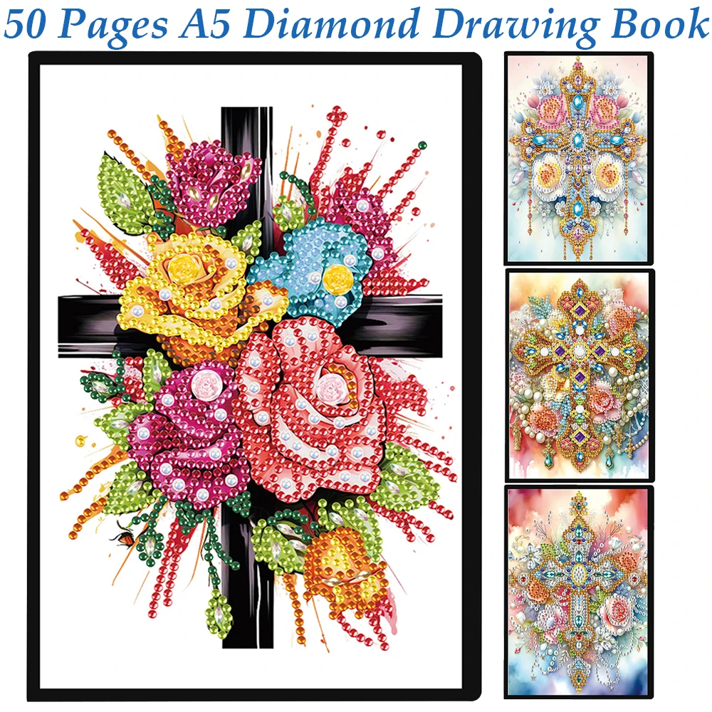 5D-DIY-Special-Shape-Diamond-Painting-Notebook-Embroidery-Sketchbook ...