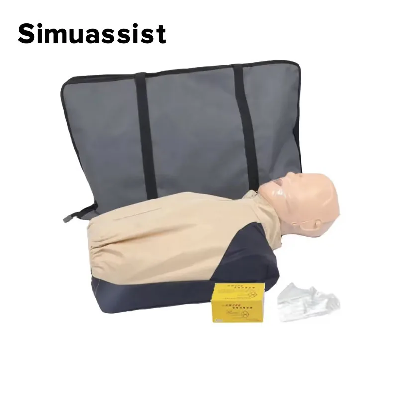 Adjustable-Medical-Science-Half-Body-CPR-Training-Mannequin-Manikin-CPR ...
